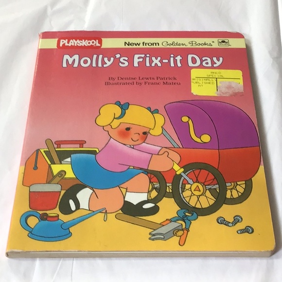 Playskool Golden Books | Toys | 200 Playskool Mollys Fix It Day Golden ...